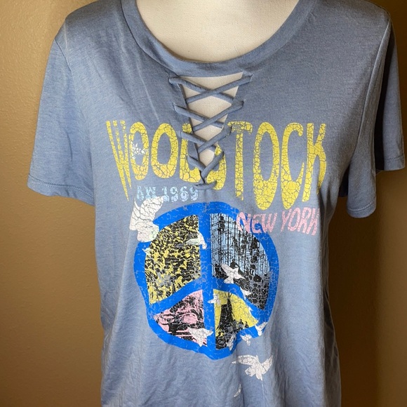 vintage concert tees | Tops | Vintage Style Concert Tee Shirt Woodstock ...